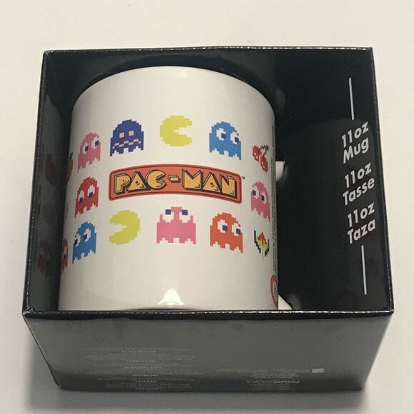 Pyramid America | Kitchen | Pacman 1 Oz Ceramic Mug Coffee Tea Arcade ...